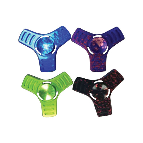 Xtreme XFC8-1011-PP1 3-Way Fidget Spinner Blade Splatter Metal Assorted