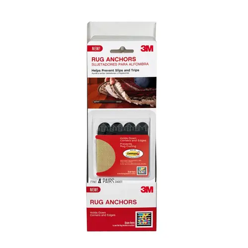 3M SRA-4 Rug Anchor 3.9 ft. W X 8.8 ft. L Vinyl Indoor Black Buy Now