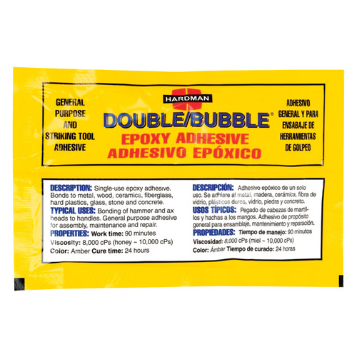 Truper EPOXY Adhesive Hardman Double/Bubble Medium Strength Epoxy 1 pk