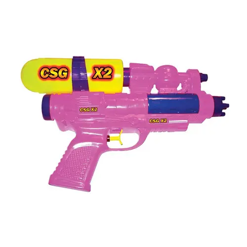 WATER SPORTS LLC 81001 Water Gun CSG X2 Dual Stream Plastic Assorted 11 ...