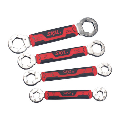 SKIL 013481 Wrench Set Secure Grip 6 Point Metric Black/Red Buy Now