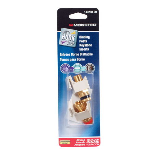Monster 140260-00 Keystone Insert Just Hook It Up 0 ft. L AWG Buy Now