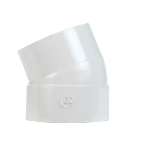 NDS P1714 Elbow Schedule 35 4" Hub each X 4" D Spigot PVC Buy Now