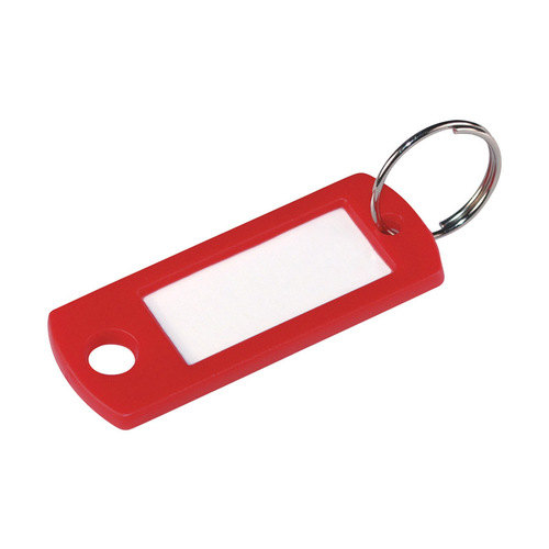 Hillman 706605 Key Ring Metal/Plastic Assorted Labeling/ID Assorted