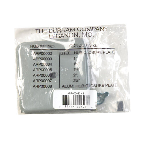 Eaton ARP00002CHB Hub Closure Plate Bolt-On Small in. For Meter Socket