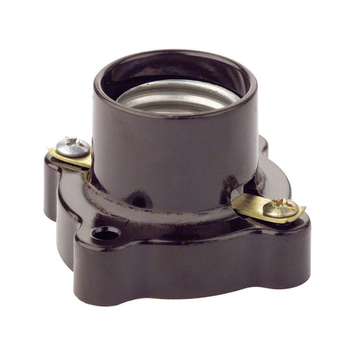 Leviton 09063-000 Poney Cleat Socket Phenolic Incandescent Medium Base ...
