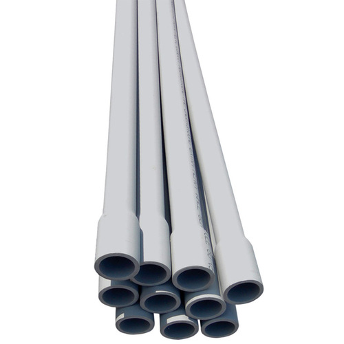 Cantex A53DA12 Electrical Conduit 3" D X 10 ft. L PVC For Rigid Gray