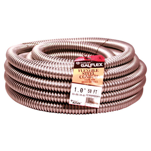 Southwire 55091601 Flexible Electrical Conduit 1" D X 50 ft. L Steel ...