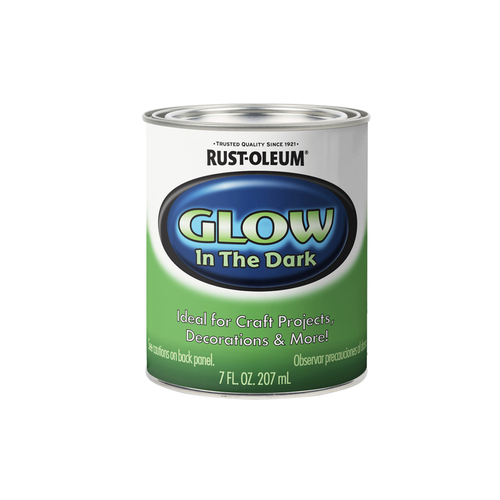 Rust-Oleum 1262831 Glow-in-Dark Paint Specialty Glow in the Dark Flat ...