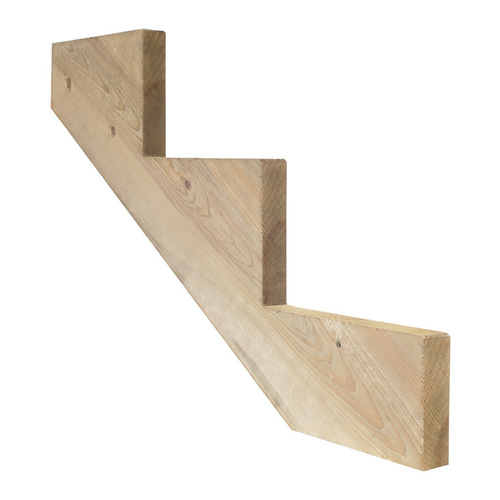 Suntrellis SRI311 3 Step Stair Riser 1" W X 11" L Unfinished Brown ...