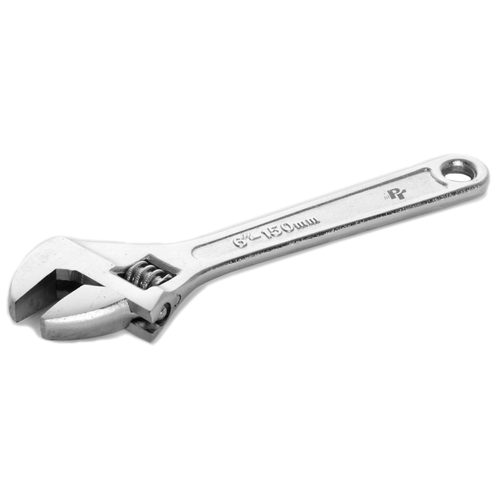 Performance Tool W6C Adjustable Wrench 6" L Silver