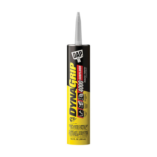 DAP 27517 Subfloor Construction Adhesive DynaGrip 4000 Synthetic Rubber ...