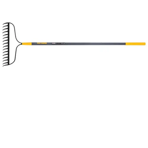 True Temper 2811500 Bow Rake, Steel, 16 Tines, 57 in Straight ...