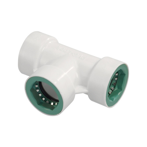 Orbit 7636988 Tee Connector PVC-Lock 1/2" Push T X 1/2" D Push Plastic
