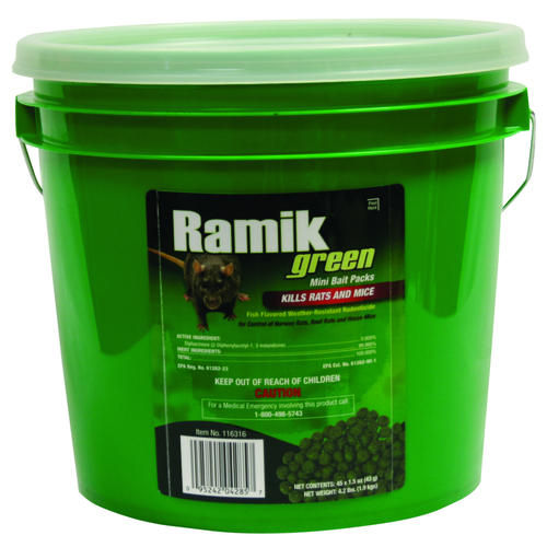 Ramik 116317 Bait Fish-Flavored Nuggets For Mice and Rats