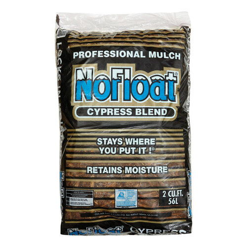 No Float 52050045 Mulch Earthtone Cypress Blend 2 cu ft Earthtone