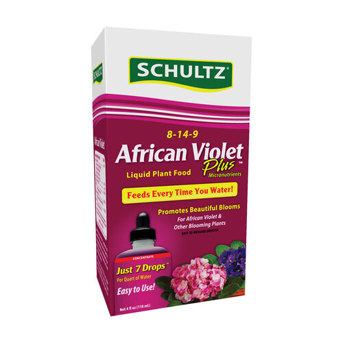 Schultz SPF44900 Plant Food African Violet Plus Liquid 4 oz