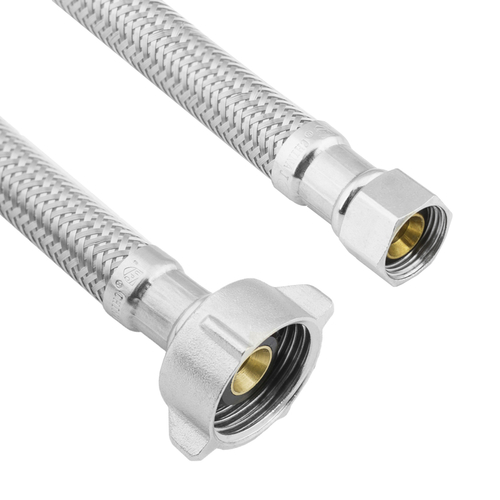 Lasco 10-0613 Toilet Supply Line 3/8" Compression T X 7/8" D Ballcock ...