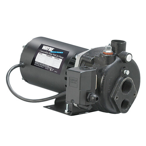 Wayne CWS50 Well Pump 1/2 HP 900 gph Cast Iron Convertible Jet