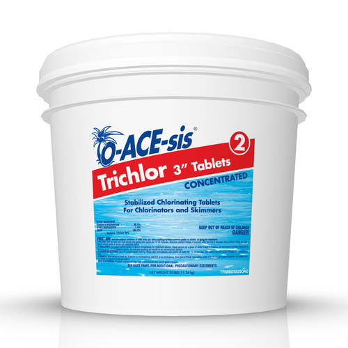 O-ACE-sis TF008025025OAC Trichlor Tablet 25 lb