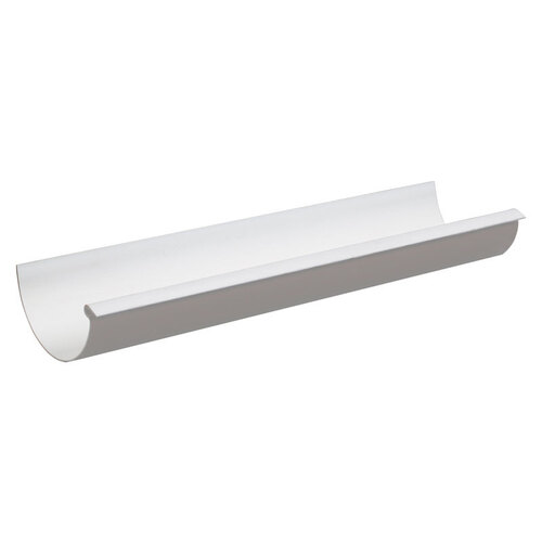 Plastmo P01501 Gutter 5" W X 120" L White Vinyl Half Round White Buy Now