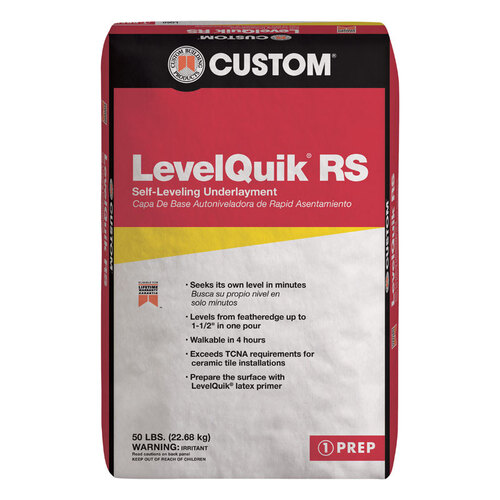 Custom Building Products LQ50 Concrete Leveler LevelQuik 50 lb Off White