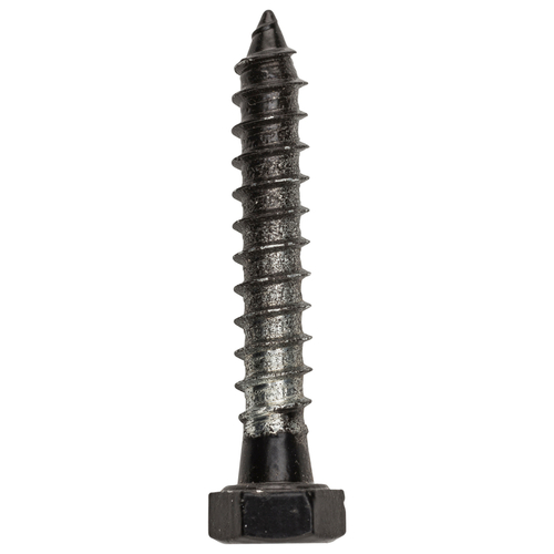 National Hardware N179-158-XCP5 Lag Bolt 3/8" D X 1-1/2" L Black Powder ...
