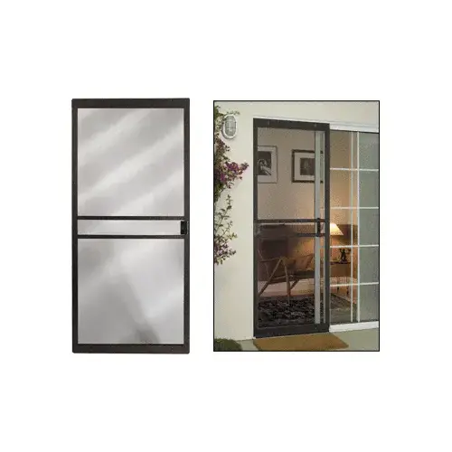 Columbia 1021091599 Bronze 48" x 80" CM Supreme Sliding Screen Door ...