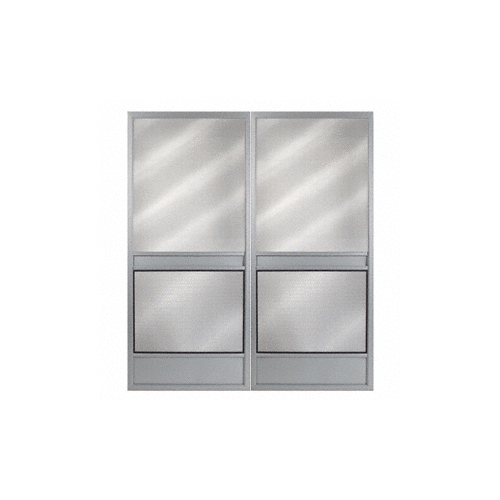 Columbia 203310120 Bayside Gray 60" x 80" Steel Hinged Screen Double ...