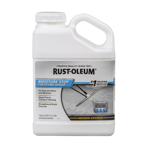 Rust-Oleum 301239 Sealer Moisture Stop Fortifying Clear Water-Based 1 ...