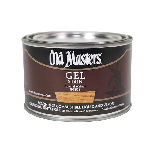 Old Masters 80808 Gel Stain Semi-Transparent Special Walnut Oil-Based ...