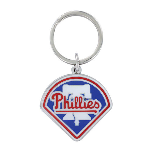 Hillman 5983333 Key Chain Philadelphia Phillies Metal Silver MLB Silver