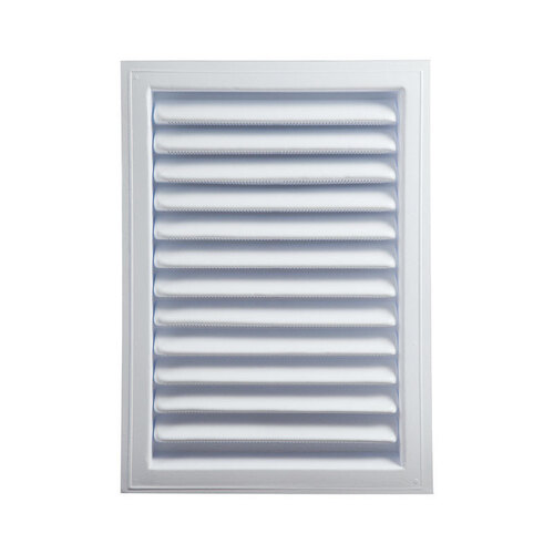 Master Flow SL12X18 Wall Louver 12" W X 18" L White Plastic White