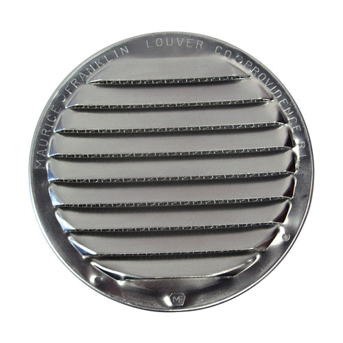 Maurice Franklin Louver RL-100 4 Mini Louver 4" W X 4" L Bright Silver ...