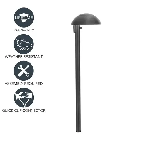 Sterno Home GL22811BK Pathway Light Low Voltage 11 W Incandescent Black ...