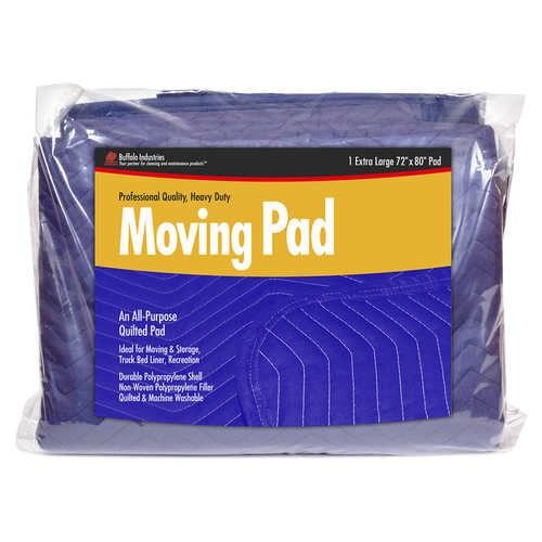 BUFFALO 69005 Moving Pad Polypropylene Blue Rectangle 72" W X 80" L Blue