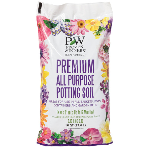 Proven Winners 3101012.Q16P Potting Soil Premium All Purpose 16 qt