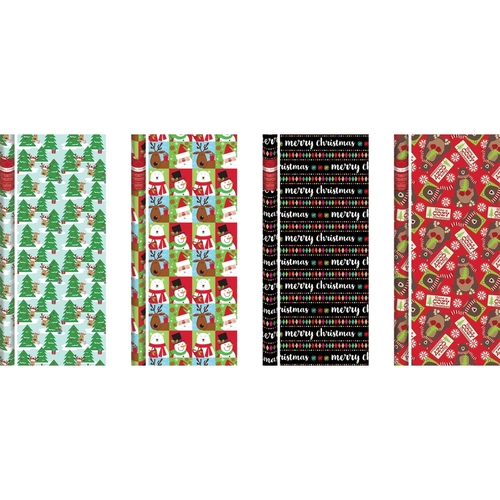 Expressive Design Group CW9040A12 Christmas Gift Wrap, Whimsical, 40-In ...