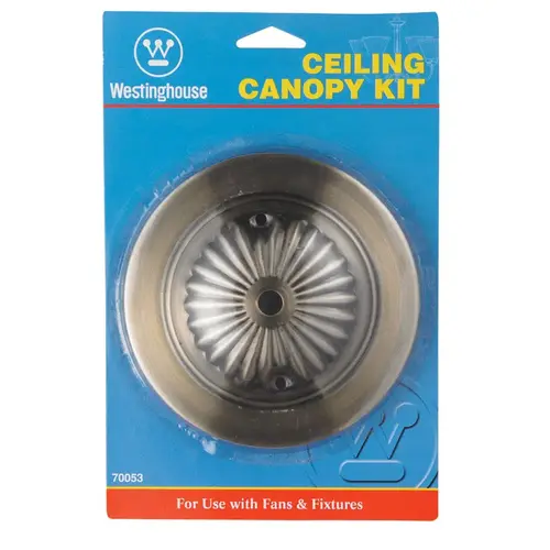 Westinghouse 70053 Ceiling Canopy Kit Traditional 5" Outside Dia Antbrs ...