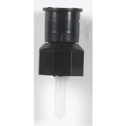 Champion P191PSQ Spray Shrub Riser 1/2" D X 1" L Black