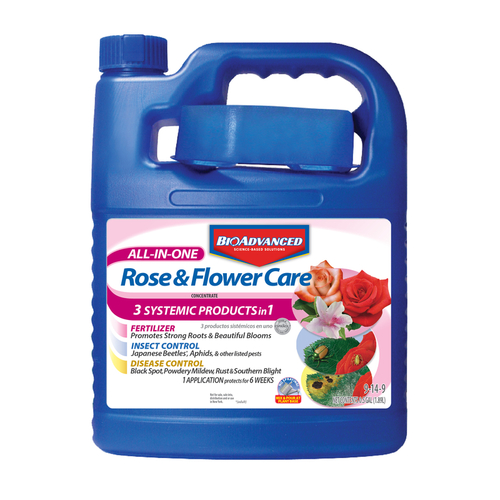 BioAdvanced 701262B-XCP4 Rose & Flower Fertilizer/Insecticide/Disease ...