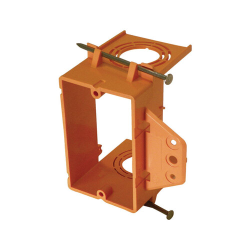 Cantex EZLV1-NWN Junction Box Rectangle PVC 1 gang Orange Orange