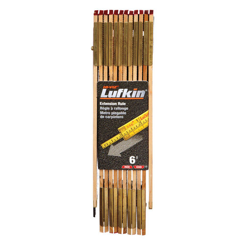 Lufkin TX46N Extension Rule 72 L X 5 8 W Wood SAE Brown lufkin-tx46n-extension-rule-72-l-x-5-8-w-wood-sae-brown