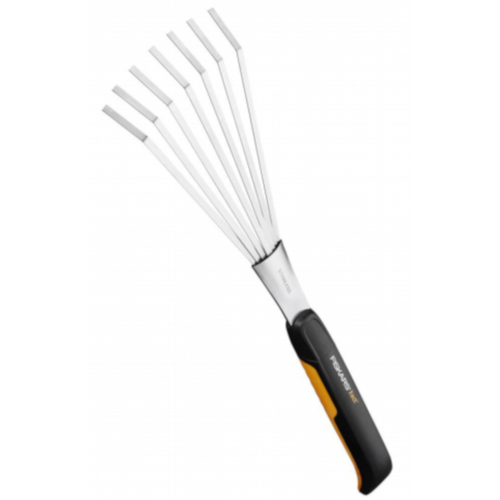 Fiskars 315520-1001 Garden Rake Xact 17.24" 7 Tine Steel Poly Handle