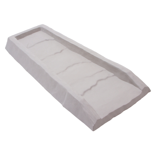 Master Mark 30624 Splash Block 2.5" H X 11.5" W X 24" L Gray Plastic Gray