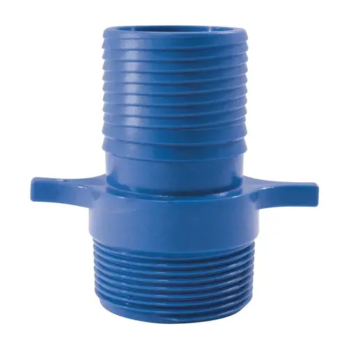 Apollo ABTMA112 Male Adapter Blue Twister 1-1/2" Insert in to X 1-1/2 ...