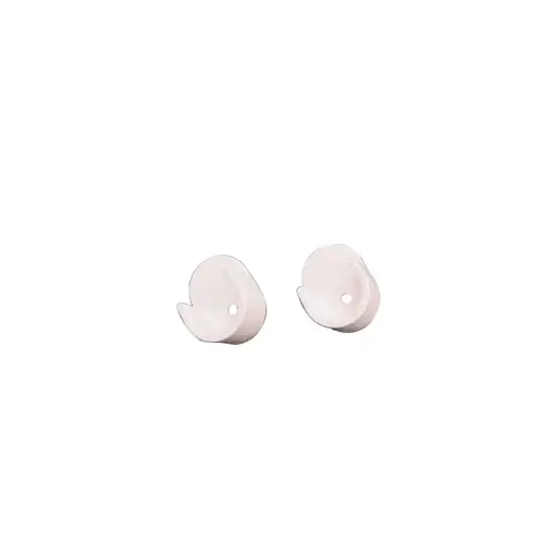Easy Track RH1002 Closet Rod End Caps Adjustable Plastic White Pair Buy Now