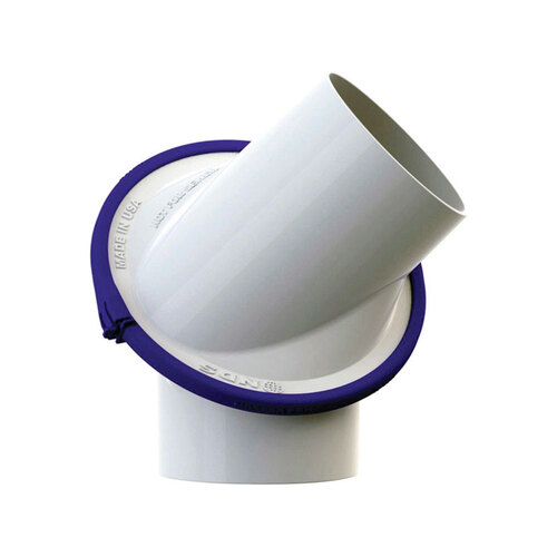 NDS 4PVAFRTL Coupling Schedule 35 4" Spigot each X 4" D Spigot PVC