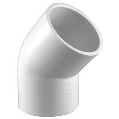 Charlotte Pipe PVC 02309 1800 45 Degree Elbow Schedule 40 3" Slip T X 3 ...