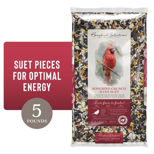 Songbird Selections 13625 Wild Bird Food Songbird Crunch Wild Bird Seed ...